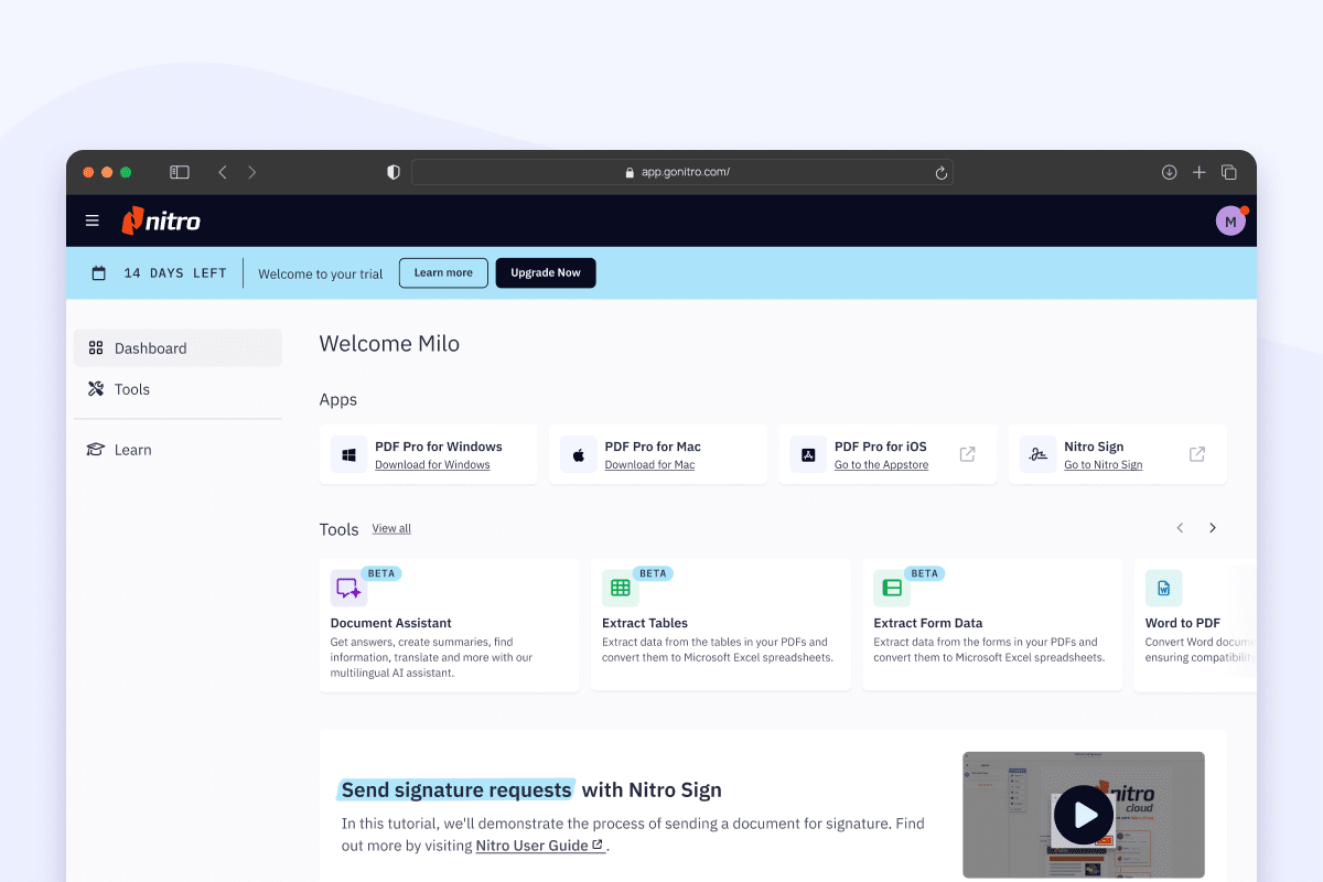 PDF Editor for Mac | Nitro PDF Pro