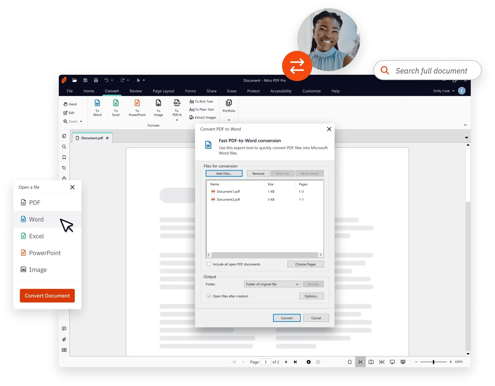 Free PDF to Excel Converter Online | Convert PDF to Excel Instantly | Nitro